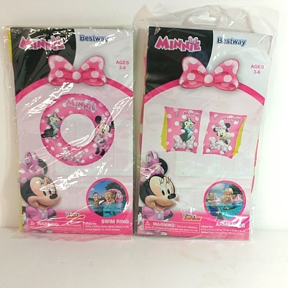 Bestway | Swim | Disney Junior Minnie Mouse Swim Set Armbands And Swim ...